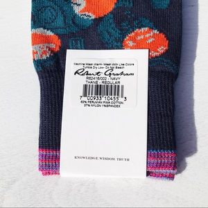 Robert Graham | Underwear & Socks | Robert Graham Navy Blue Dress Socks ...